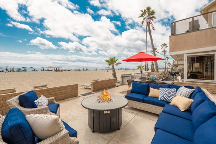 Downstairs Home On 41st W/ Patio On The Beach! - Newport Beach, CA
