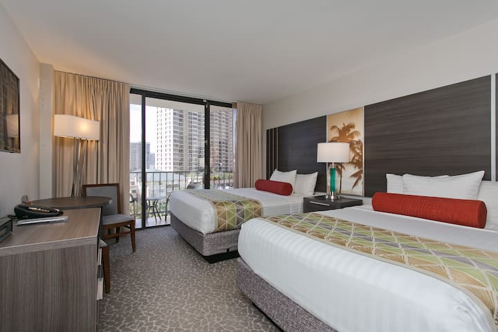 Plm 321 2 Super Comfy Queen Beds At The Palms - Hawaii