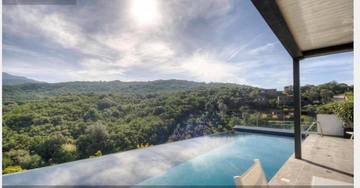 Villa Vue Panoramique, Piscine Chauffée, Billard, - Ajaccio