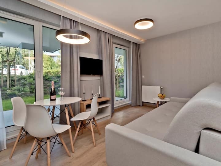 Blueapartpl Kameralne Studio Z Ogrodem - Władysławowo