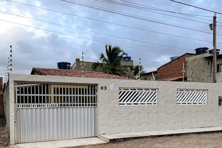 Casa Mobiliada  Com Ar, Piscina E Internet - Praia dos Carneiros