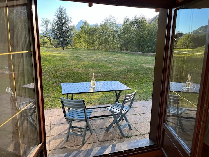 Appartement Deux Chambres Avec Terrasse Et Piscine - Flumet