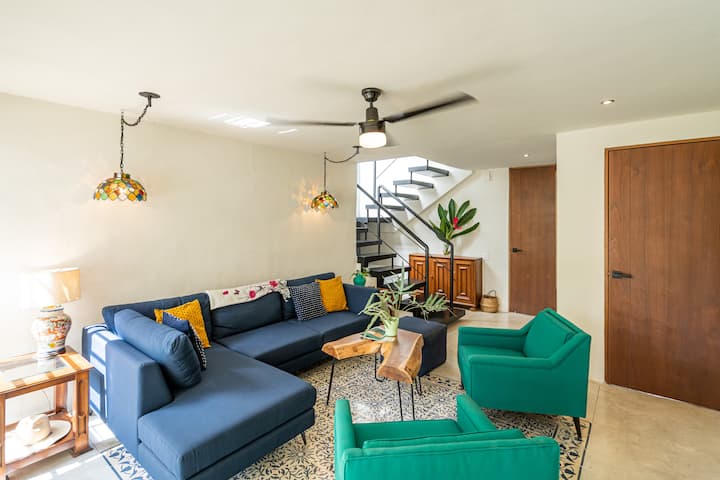 Casa Hoto In Santiago: Garage/big Pool/bbq/garden - Yucatan