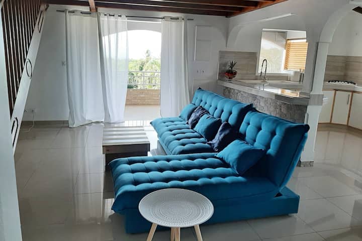Grand Appartement Avec Superbe Vue Mer Et Terre - Guadalupa
