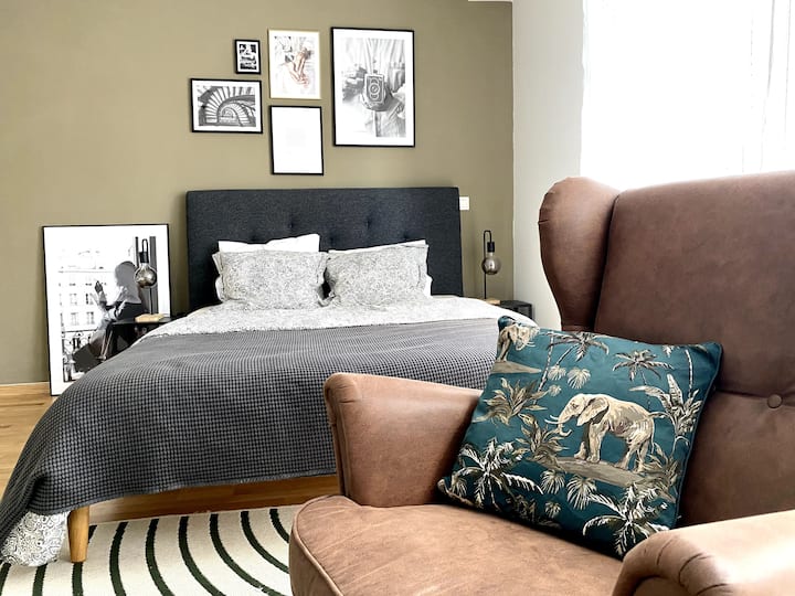 Modern And Bright Studio Apartment With Ac - Bécs