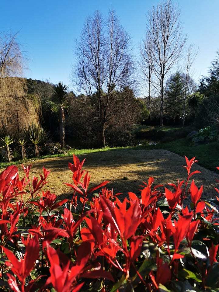 Delightful Secluded Caravan Site By The Pond - Tākaka