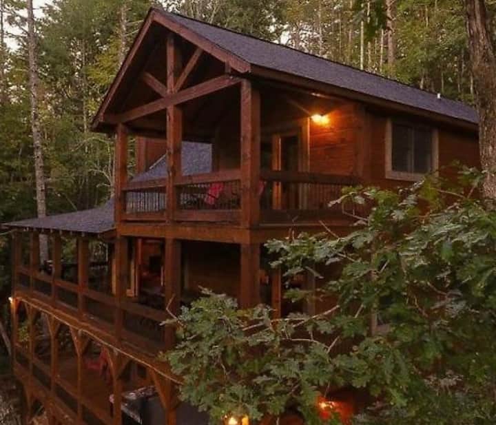 Relaxing 4 Bedroom Cabin On River - Ellijay