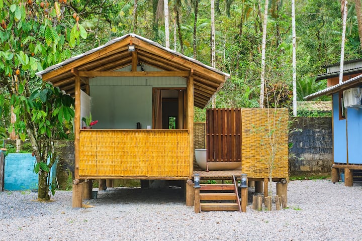 Green Tiny House Com Ofurô - Ubatuba