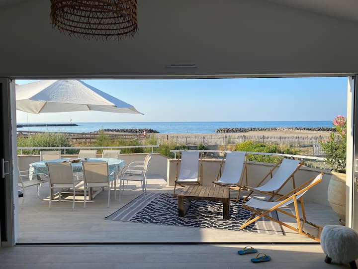Maison Sur La Plage Vue éPoustouflante - Frontignan