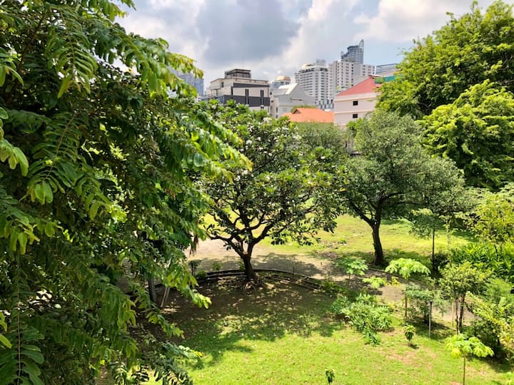 Green Garden - 120sqm- Phayathai Bts&airport Train - Bangkok