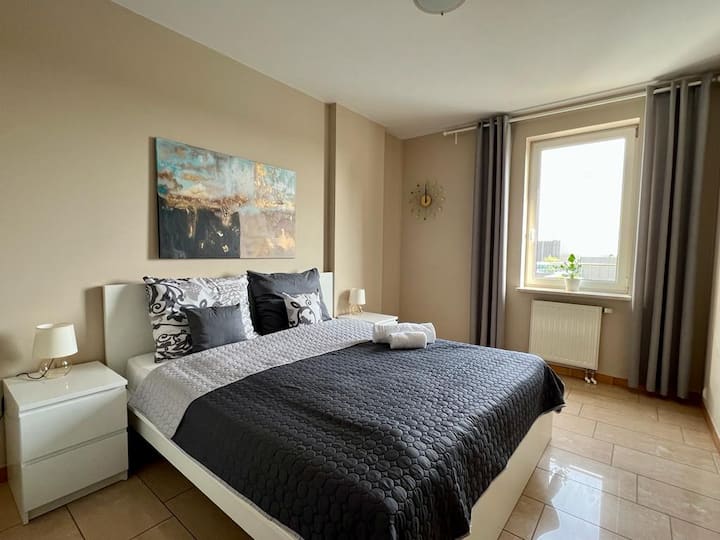Apartament Z Widokiem Na Centrum I Parkingiem - Warsaw