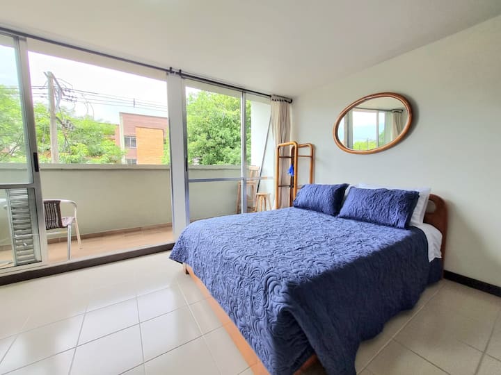 Hermoso Loft Medellín Con Balcón Cerca Al Metro. - 麥德林