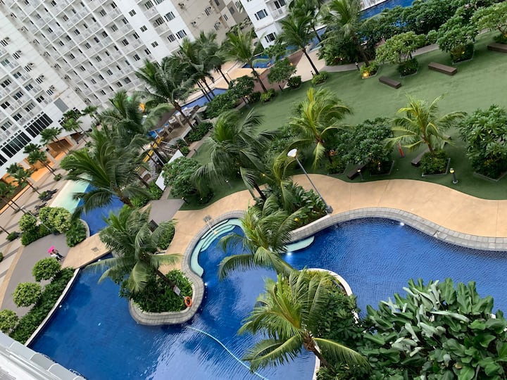 Modern 1 Bedroom Condo W/pool @ Shore Residences - Aéroport Ninoy Aquino (MNL)