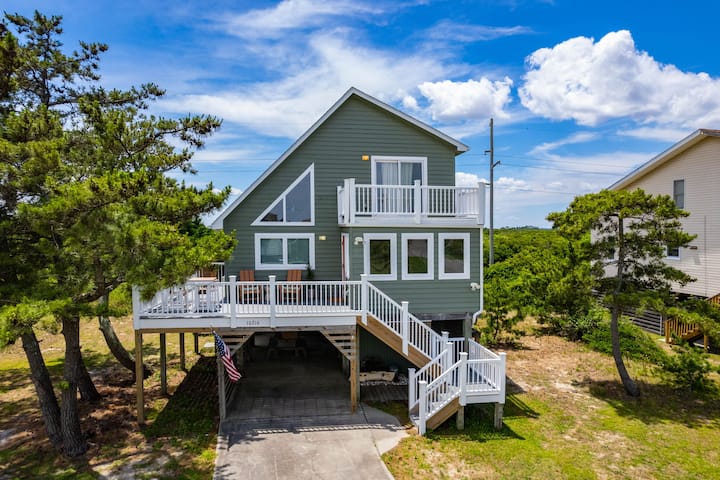 Home In Nags Head - 4 Min Walk To Beach! - Nags Head, NC