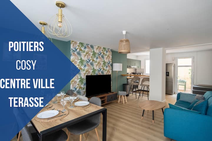 Maison Avec Terasse -  Hyper Centre - Cosy - Poitiers