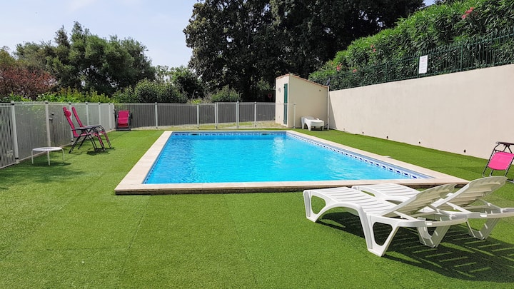 Villa Juliette, F3 Clim, Boisé, Haute Bastia - 바스티아