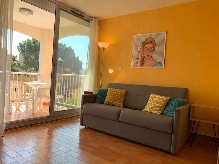 Light & Cozy Pop Art Studio By The Sea W/ Parking - Argelès-sur-Mer