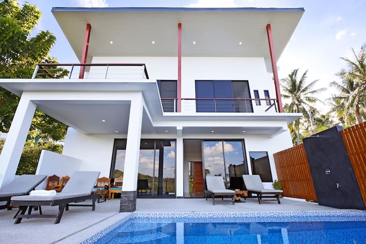 2 Bays Villa - Amata Villa (Sea View) - Phangan