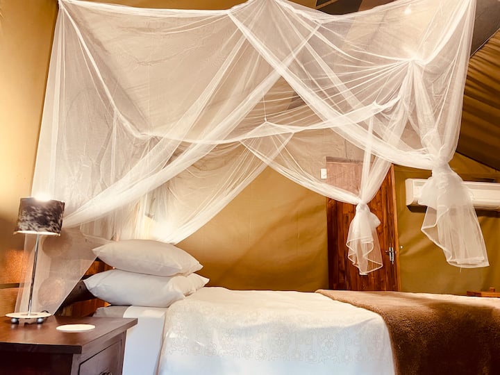 Luxury Family Tent Eland With En- Suite Bathroom - Marloth Park