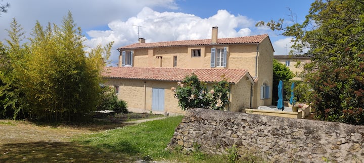Joli T2 à Toulenne Avec Grand Parc - Sauternes