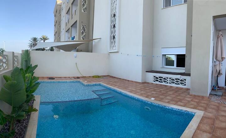 Superbe Appartement S+1 Avec Piscine Privative - Monastir
