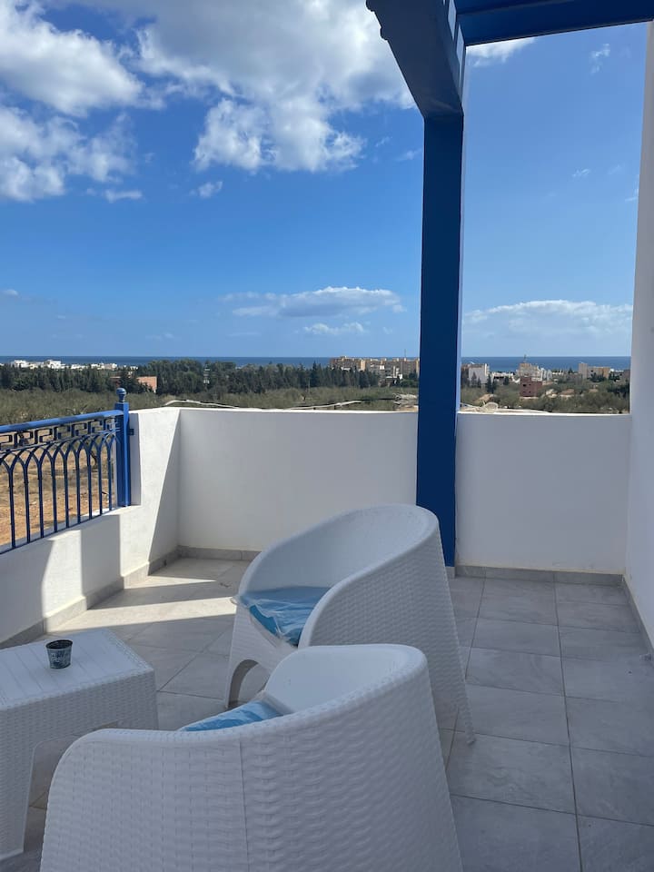 Spacieux Appartement à Chottmariam Terrasse Vu Mer - Tunesien