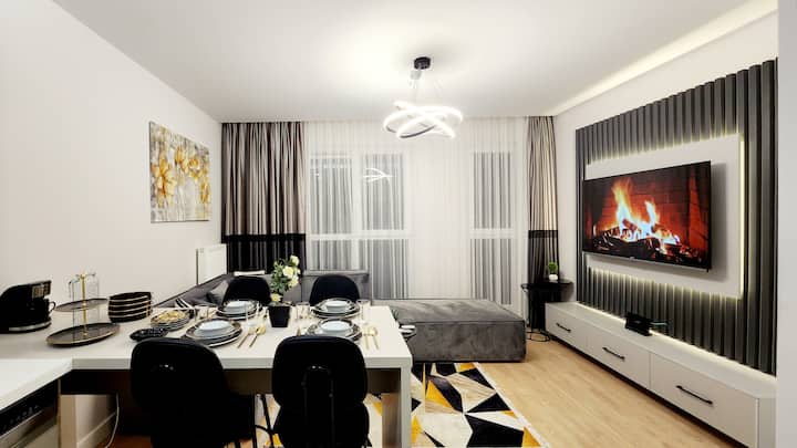 4levent Metro Yakını, 2 Banyolu, 2+1 Lüks Rezidans - İstanbul