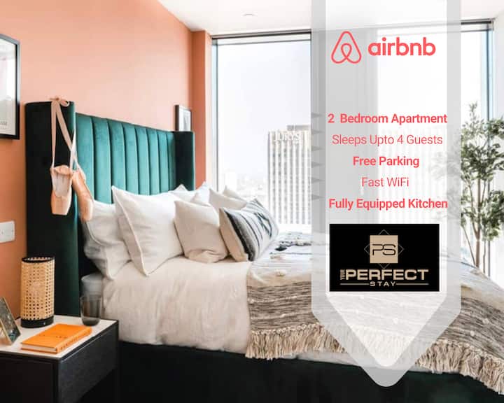 Striking City View| 24 Hrs Gym| Free Netflix - West Midlands