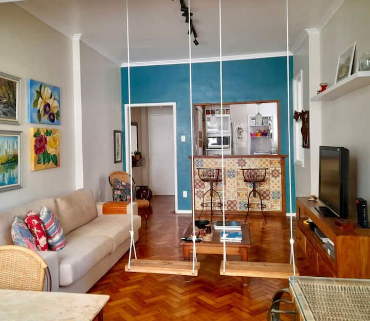 Apartamento Charmoso A 3 Min Da Praia De Ipanema - Ipanema