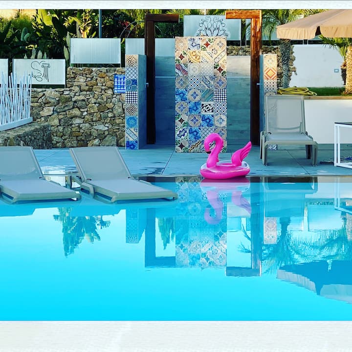 Azzurro Appartamento Con Piscina Vicino Al Mare - Balestrate