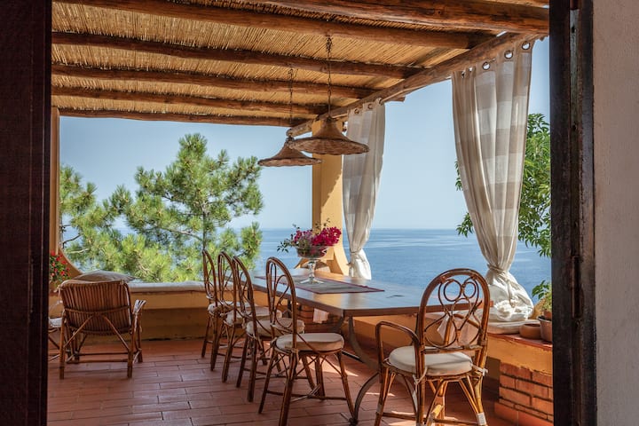 Casa Scogliera Di Scilla - Villa A Picco Sul Mare - Calabre