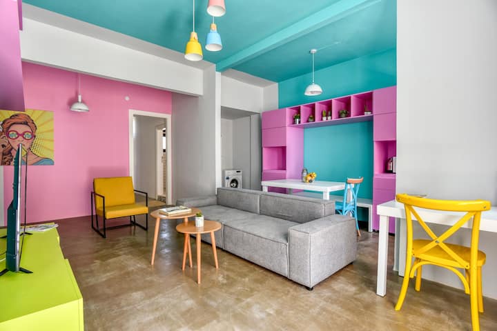The Pop House 2-br Apartment In Mar Mkhayel - Lebanon