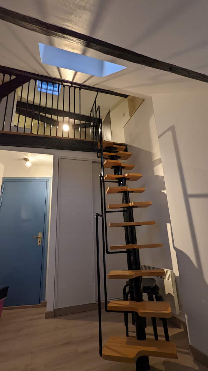 Senlis: Joli Studio Avec Mezzanine - Senlis
