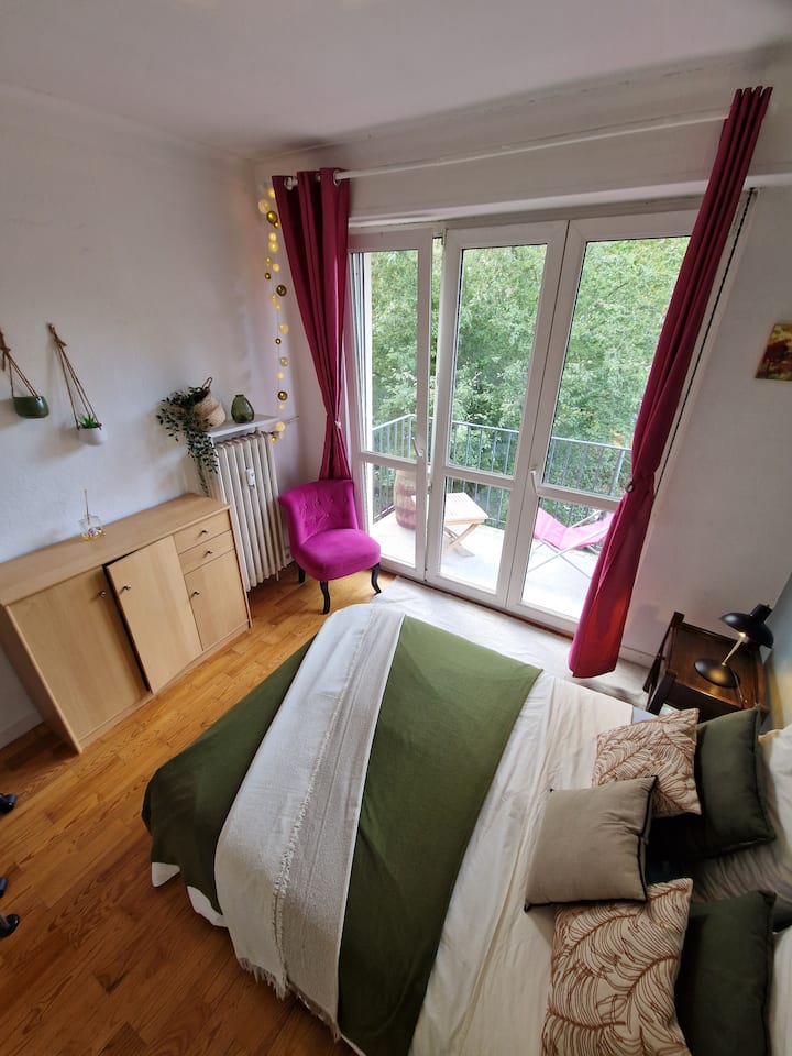 Chambre Privée + Parking à Strasbourg - Straatsburg