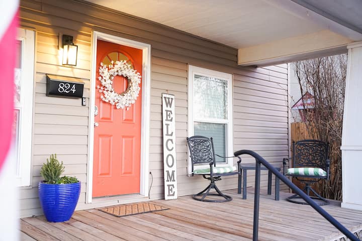 Totally Remodeled Historic Home! Beds For Up To 8 - Guthrie Lake, OK