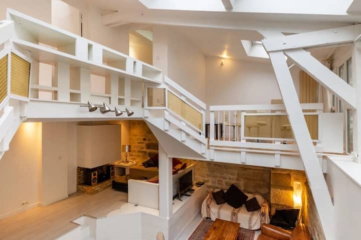 Paris - Bastille, Loft D'architecte - 100 M² - Paris