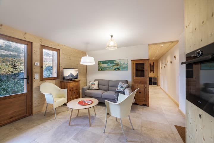 Appartement En Rez-de-jardin, Neuf, 52 M2, 6 Pers. - Passy