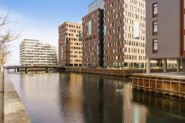 96 Sqm Condo At Aarhus Ø With View And Two Balcony - Århus