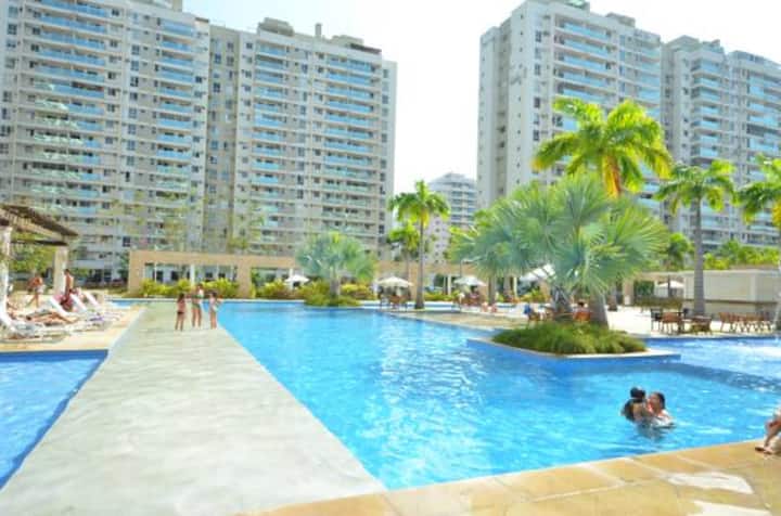 Dois Quartos, Condomínio Clube. Wifi 350mb. - Rio de Janeiro