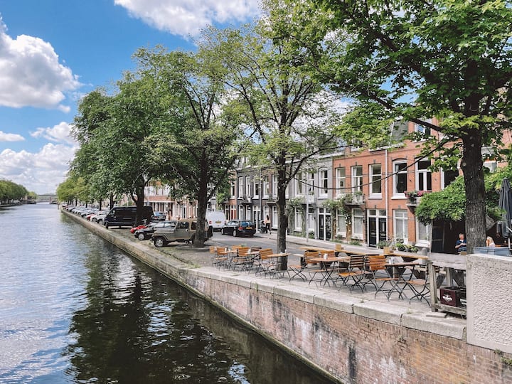 Canalview Suite Bnb Amsterdam | Balcony+kitchen - Amsterdam