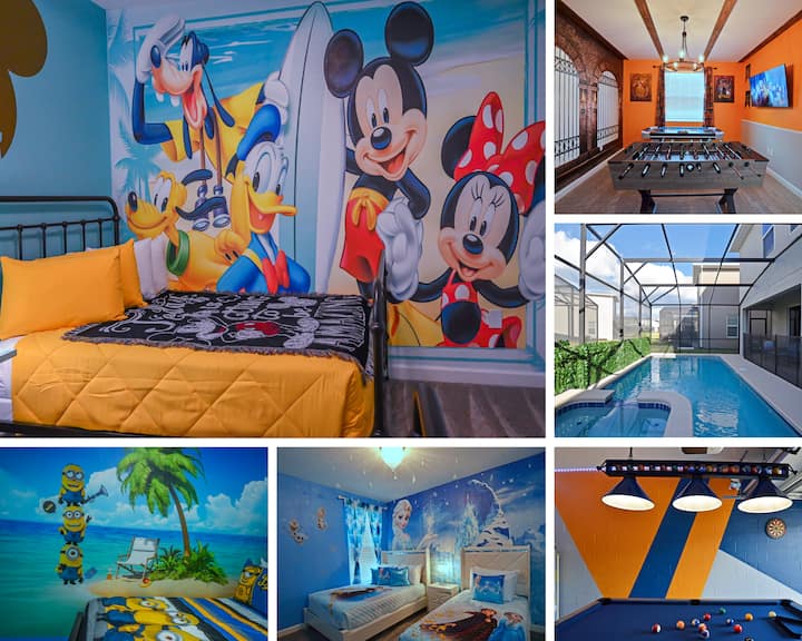 6br Disney Villa | Pool & Spa | Sleeps 16 - Kissimmee