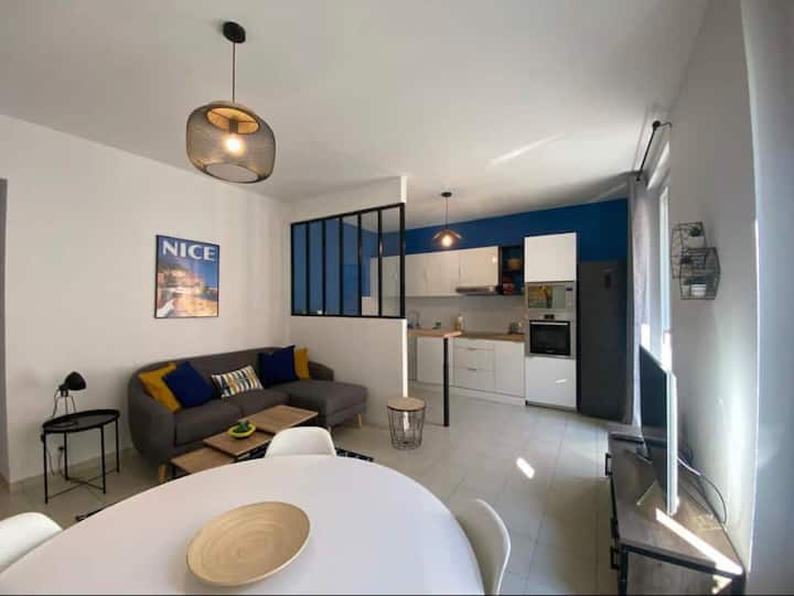 Bel Appartement Refait à Neuf - Quartier Riquier - Nizza