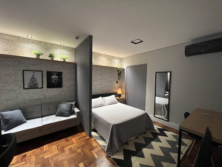 Studio C/vista Ao Lado Terraço Itália Ac/wifi 300m - São Paulo