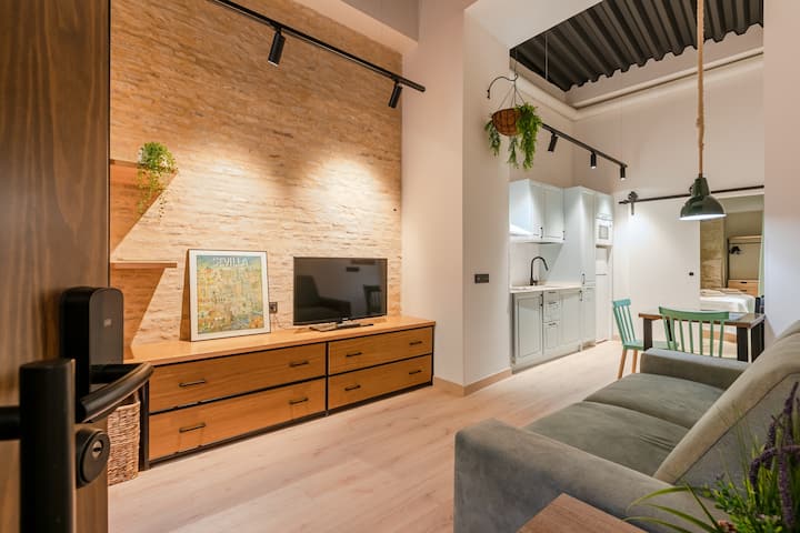 Loft Romantique Et Design Avec Patio. Apt. 2 - Seville