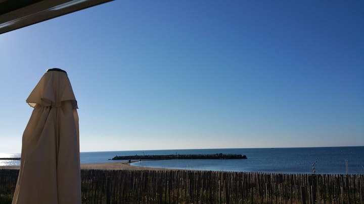 Valras  F3 Villa Front De Mer - Valras-Plage