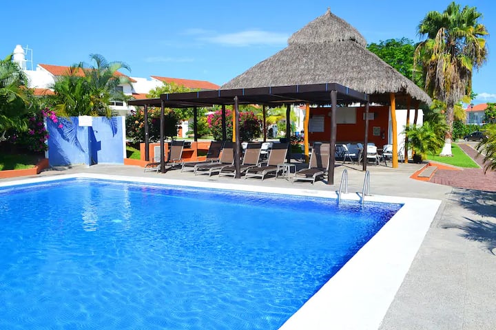 Fantástica Casa Con Alberca Y Asador En áRea Común - Nuevo Vallarta