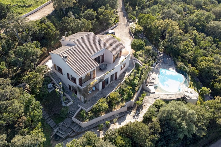 Villa Avec Vue Exceptionnelle Mer Et Piscine - Palombaggia