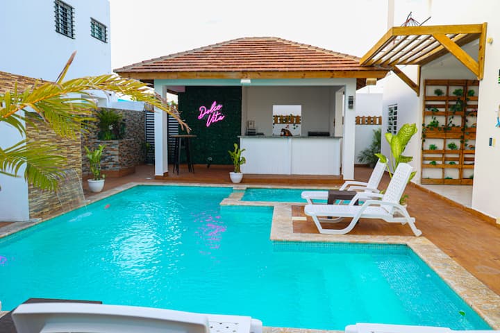 Dolce Vita - Beach House + Pool + Bbq - La Romana