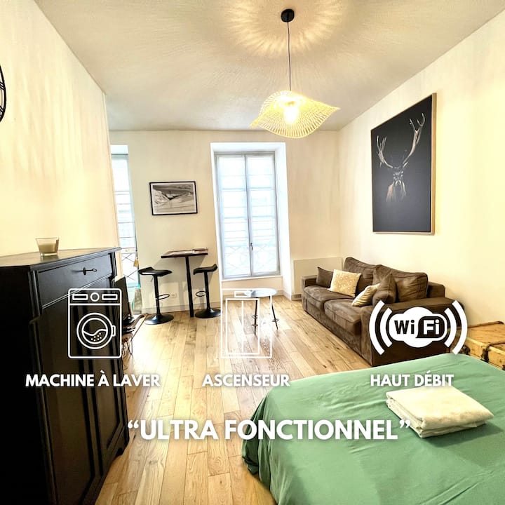 Studio Cocooning En Coeur De Ville - Bagnères-de-Bigorre