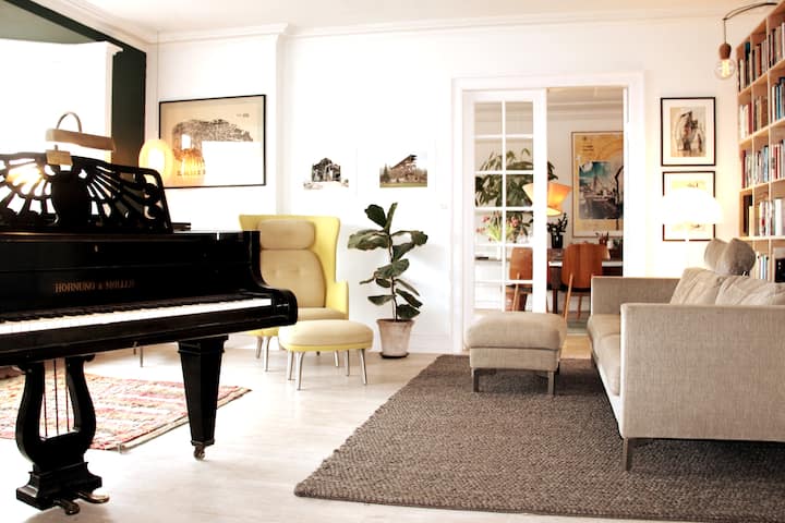 Smuk Familiepenthouse I Centrum, M. Terrasser - Kopenhagen